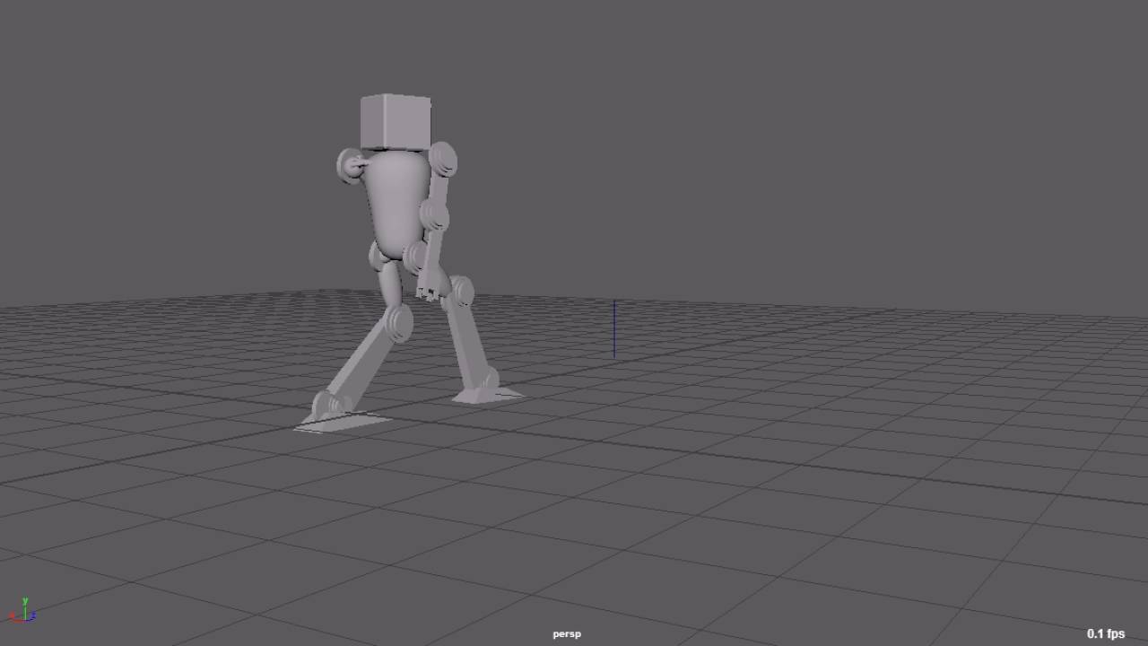 Robot Walk Cycle. - YouTube