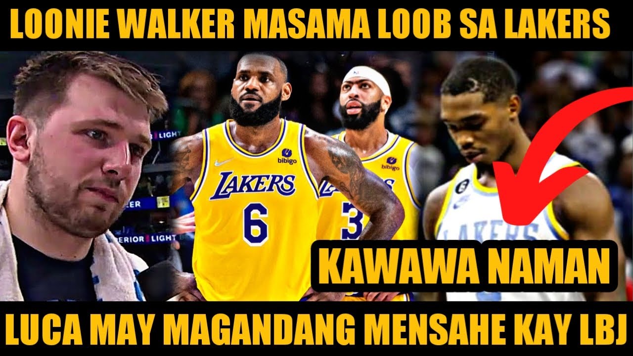 LAKERS PAPASOK DAW NG PLAYOFF PAG NA GAWA NILA ITO/LOONIE WALKER ...