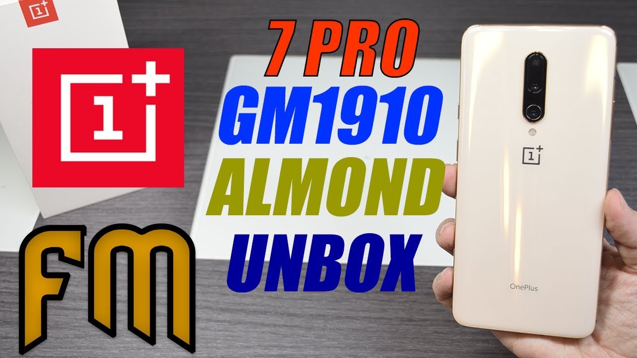 OnePlus 7 Pro Almond Unboxing Español. Modelo chino GM1910 de Ebay ...