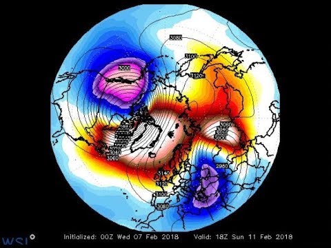 Polar Vortex Split & Sudden Stratospheric Warming & Earthquakes - YouTube
