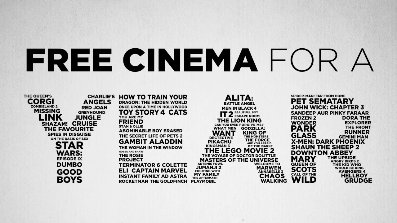 Recommend Cineworld Unlimited - 2019 Year of Movies - Advert - YouTube