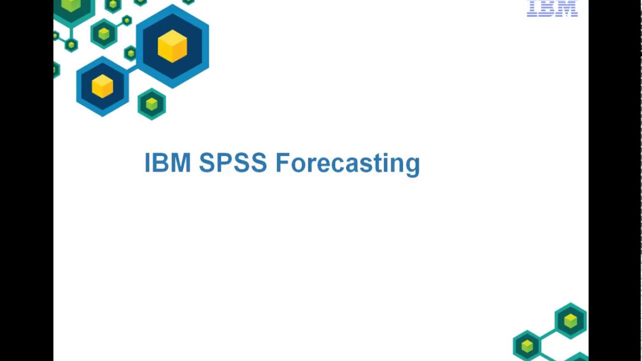 IBM SPSS Forecasting Demo - YouTube