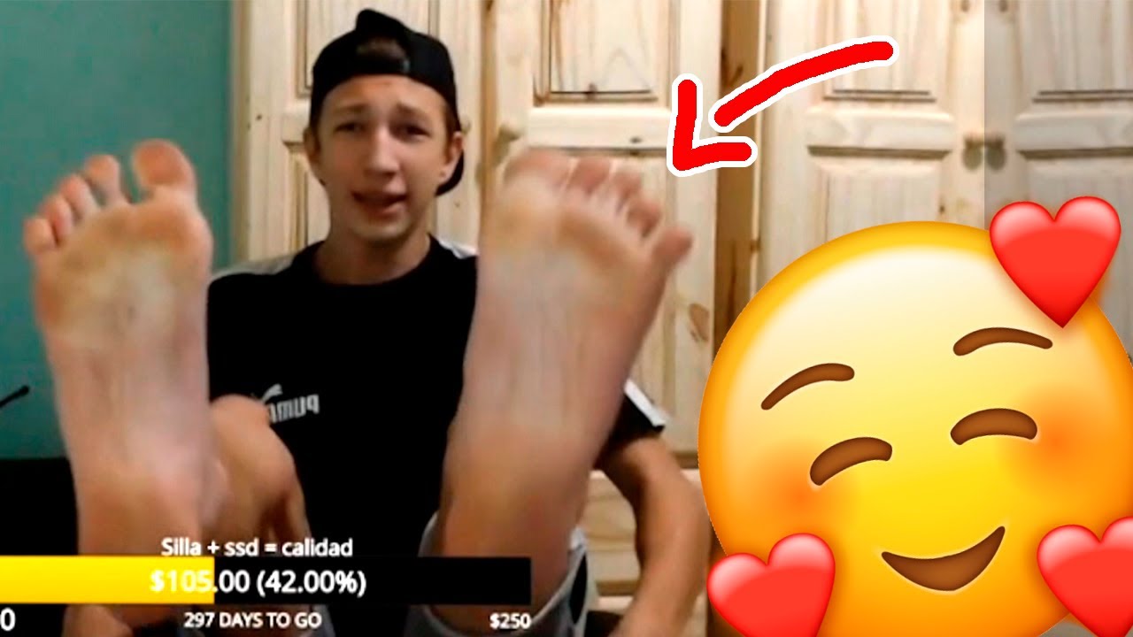 Este Streamer me mostró sus pies - mmh patas 🤤 - YouTube