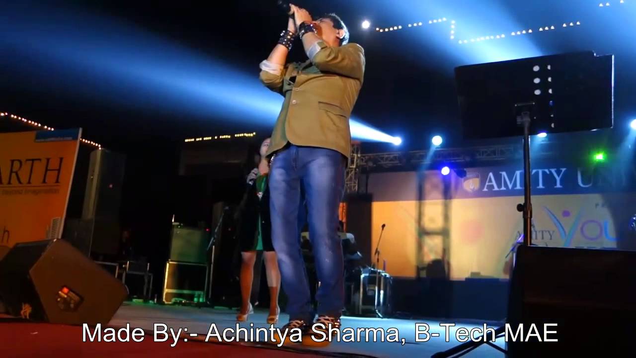 Amity University, Amity Youth Fest-2014 (Day-3) [Neeraj Shridhar Live ...