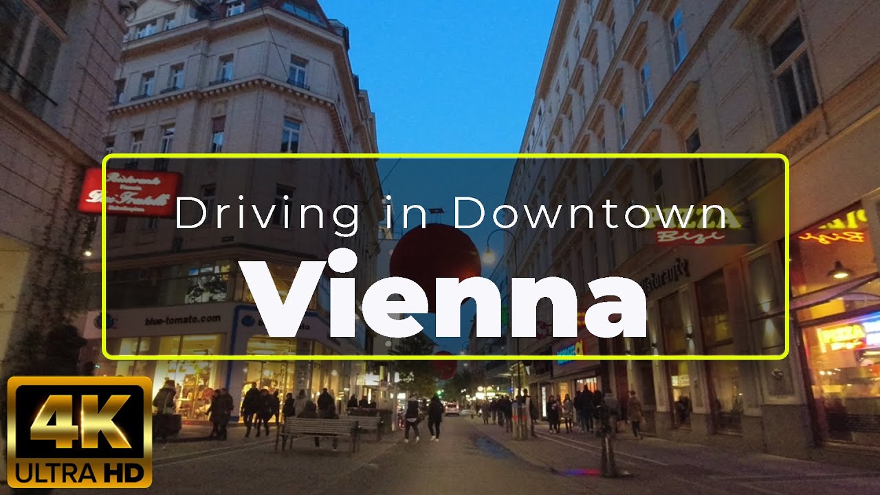 Austria Vienna | Driving in Vienna Downtown | November 2021 | Sunset ...