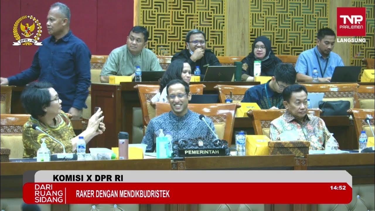 LIVE STREAMING - KOMISI X DPR RI RAPAT KERJA DENGAN MENDIKBUDRISTEK RI - YouTube