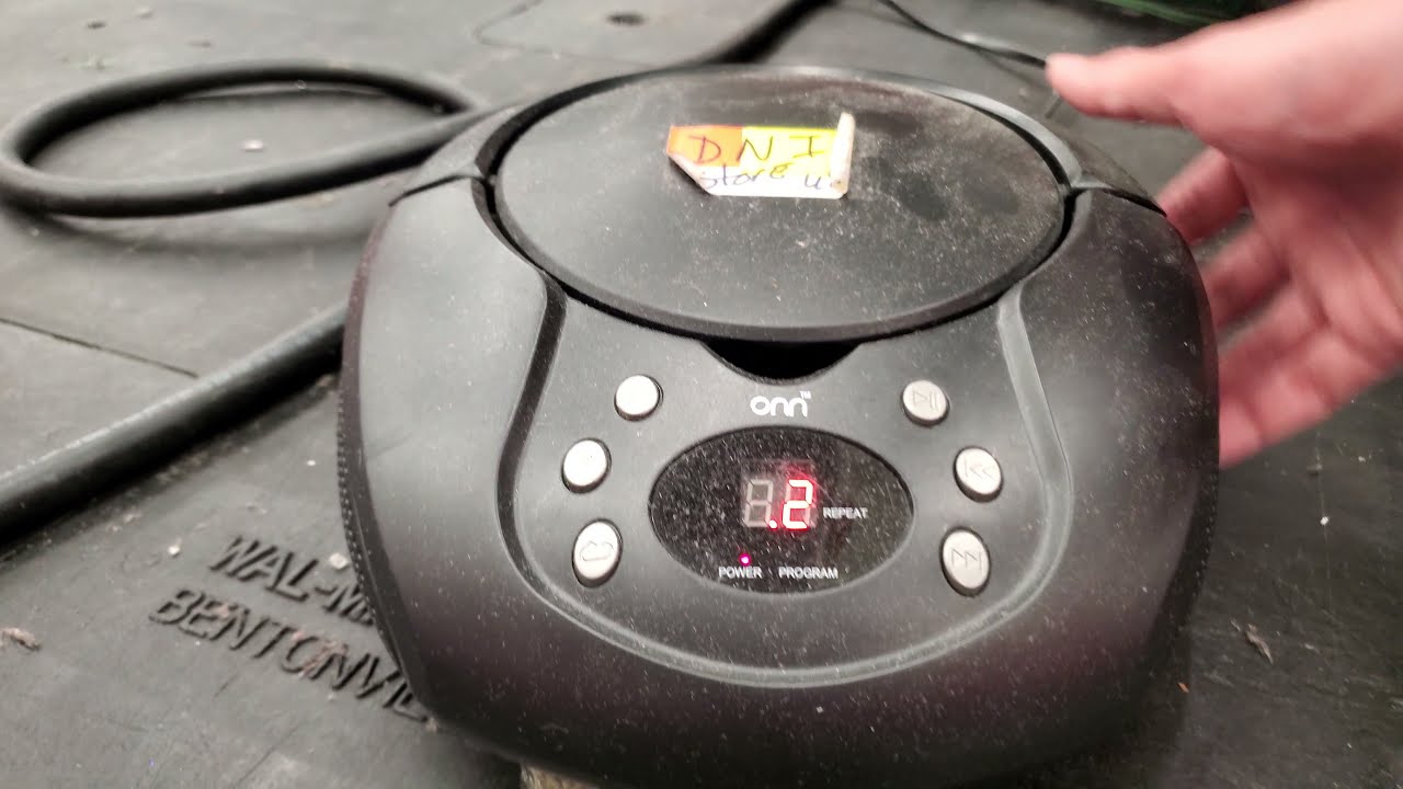 Onn ONB17AA01 Radio/CD Player - YouTube