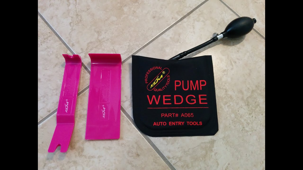 KLOM pump wedge and pry bar first look - YouTube