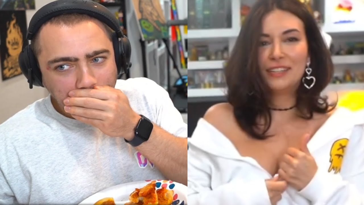 Mizkif Shocked By Alinity's Outfit - YouTube