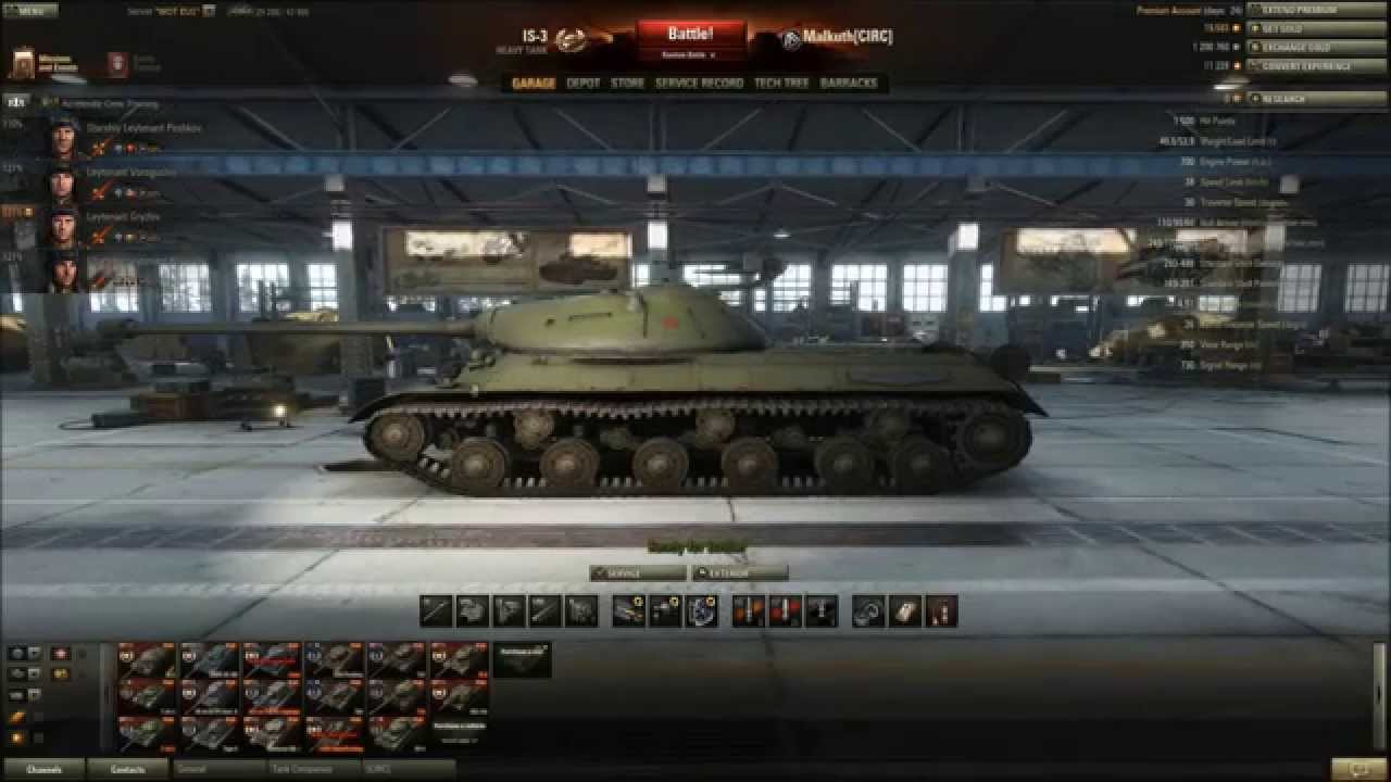 World of Tanks IS 3 review - YouTube