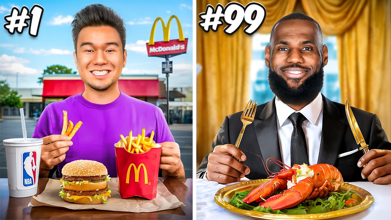 I Tried Every NBA Player’s Favorite Meals - YouTube