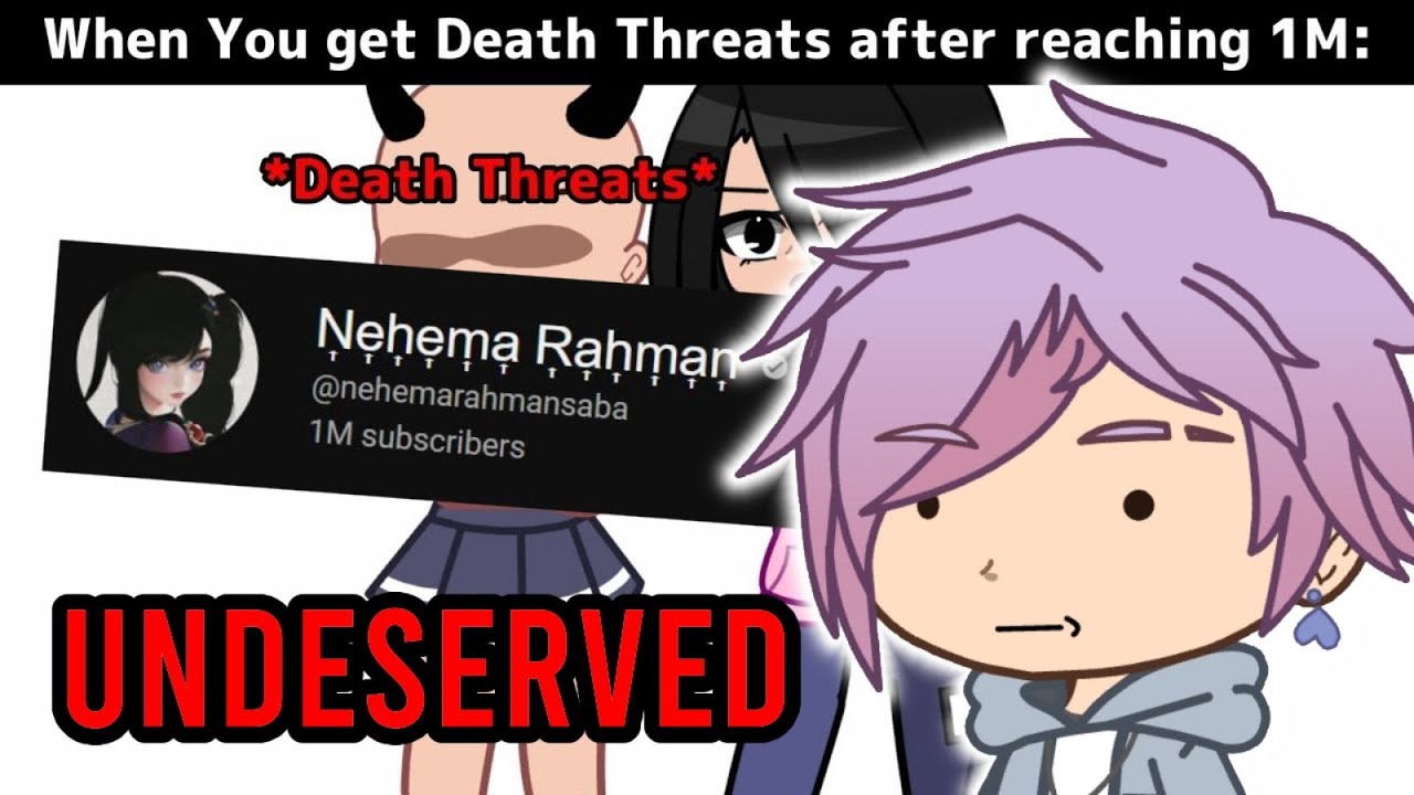 Nehema Rahman: Hits 1 Million Subscribers \ Gacha Club Rant - YouTube