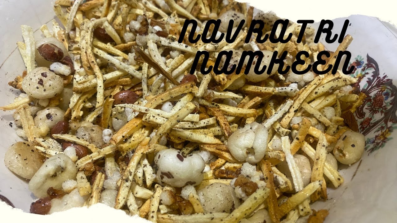 Vrat Mixture - Navratri Special | Navratri Snacks Recipe | Vrat Mixture ...