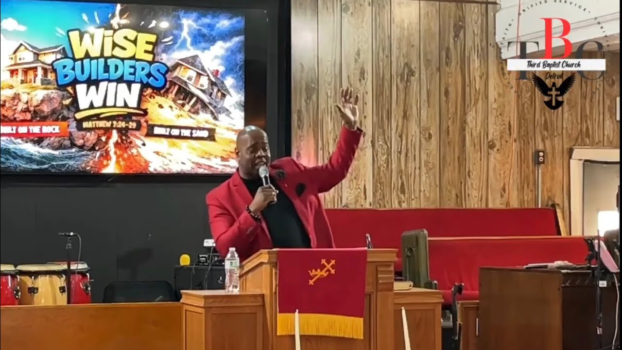 (Part 1) "Wise Builders Win!" (Matthew 7:24–29) | Pastor Cranford # ...