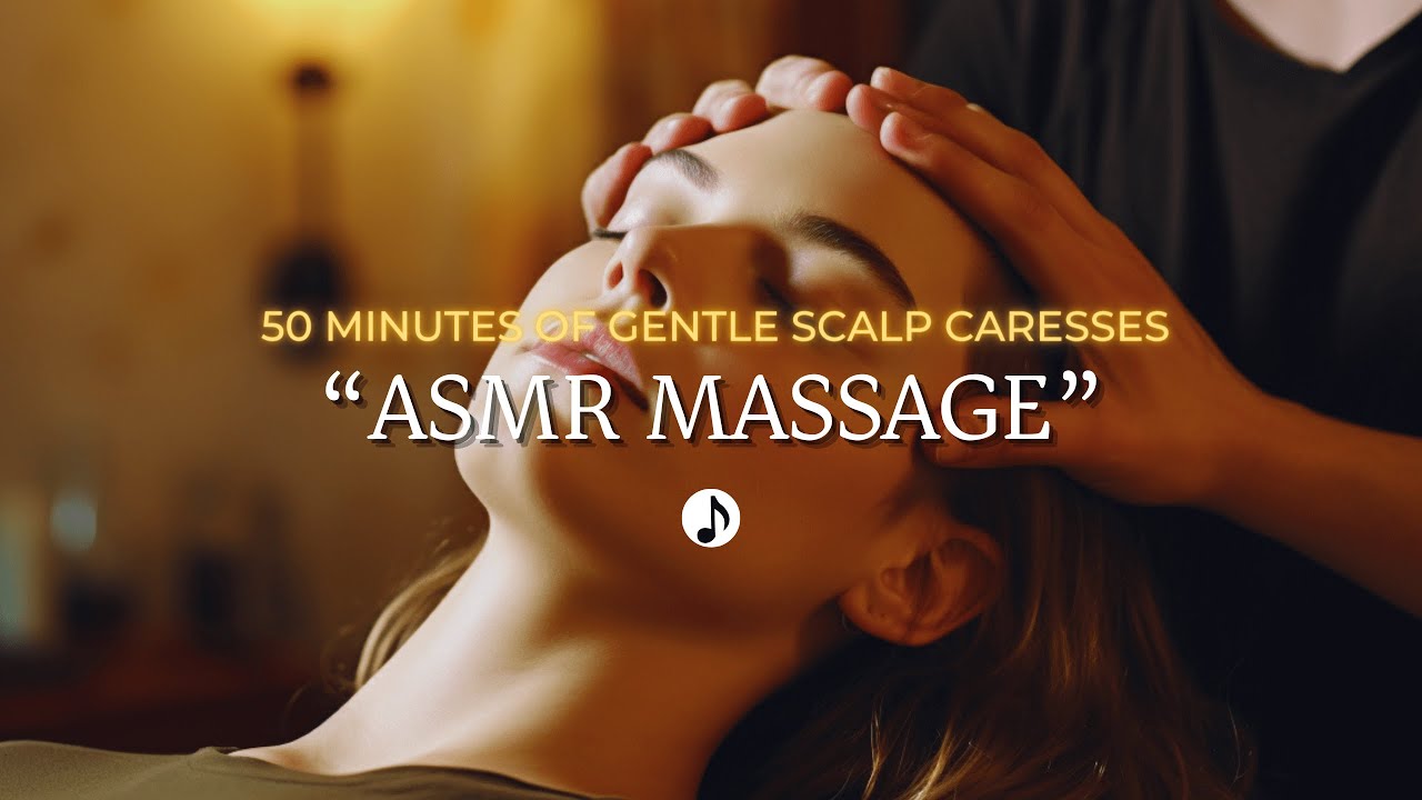 ASMR Massage💆‍♀️丨50 Minutes of Gentle Scalp Caresses丨Comfort Sound丨 ...