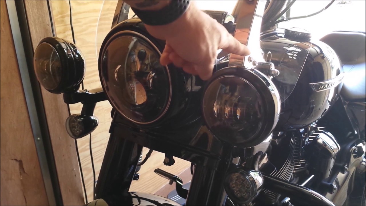 How To Install: Road King Special - LED Driving Light / Turn Signals ...