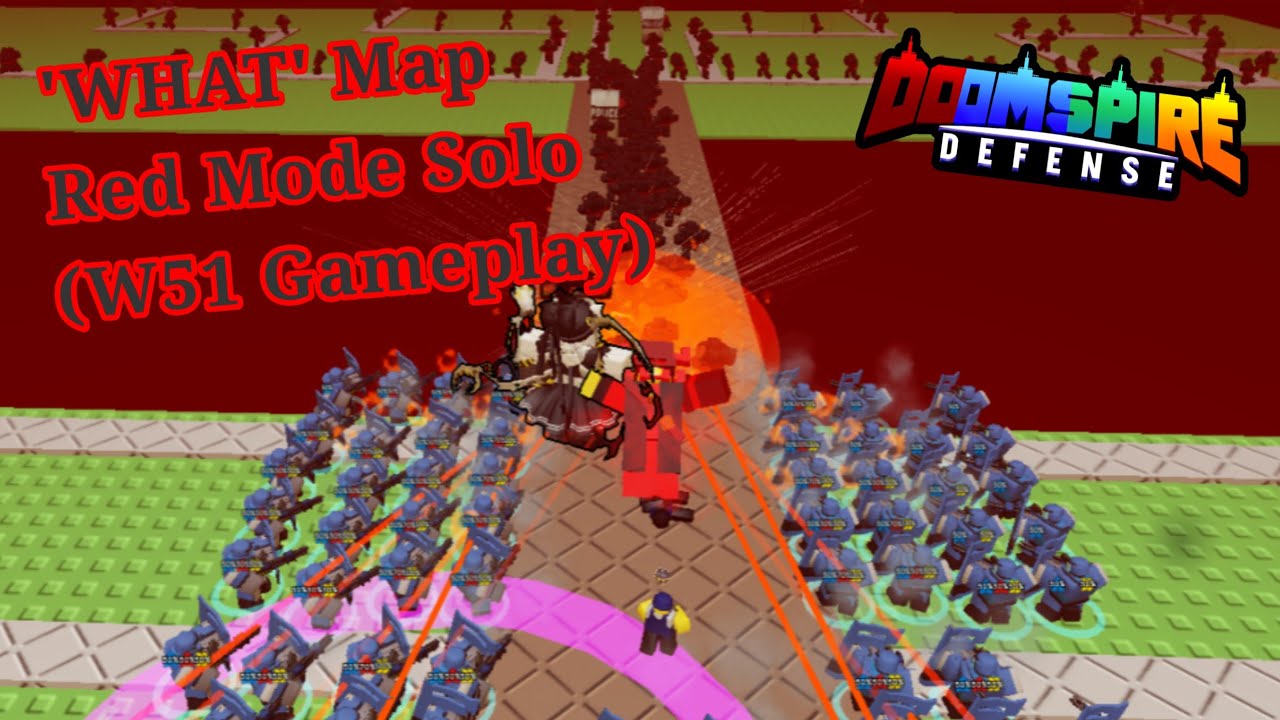 This is pure torture (WHAT Red Mode solo) | Doomspire Defense - YouTube