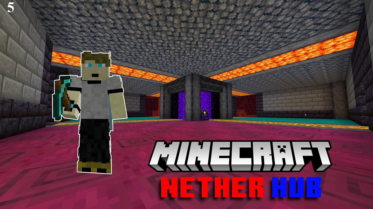Building a NETHER HUB in Minecraft - YouTube