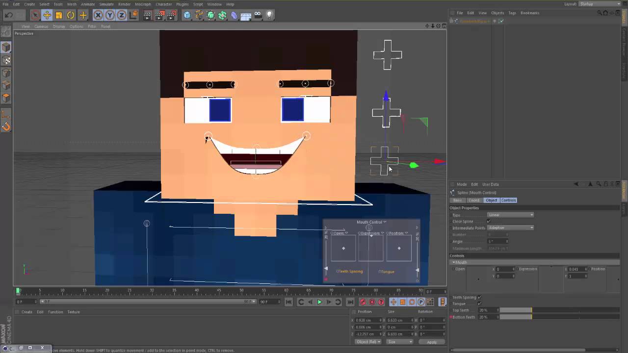 Cinema 4D : Steve Rig Temeli , Kullanımı - YouTube