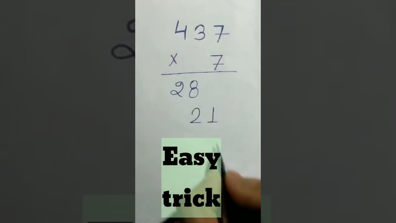 3 digits Multiplication trick | Mathematics super trick | Solution4u ...