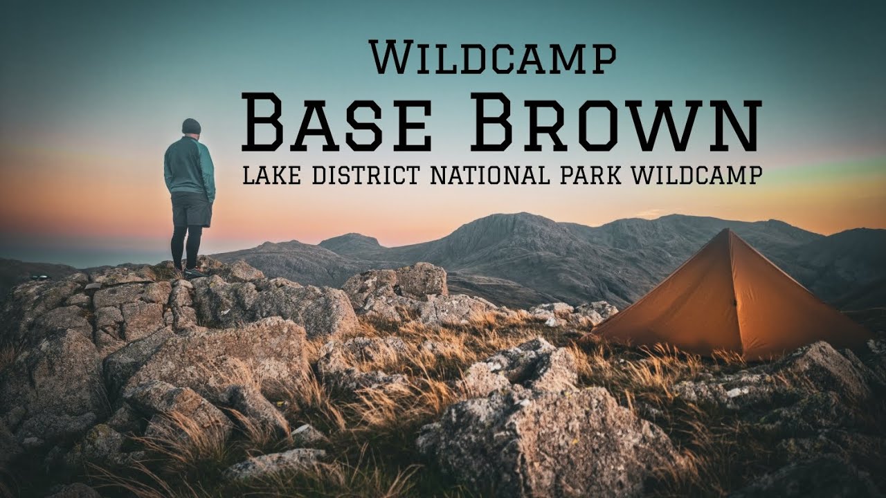 Solo mountain camping | Base Brown | Lake District - YouTube