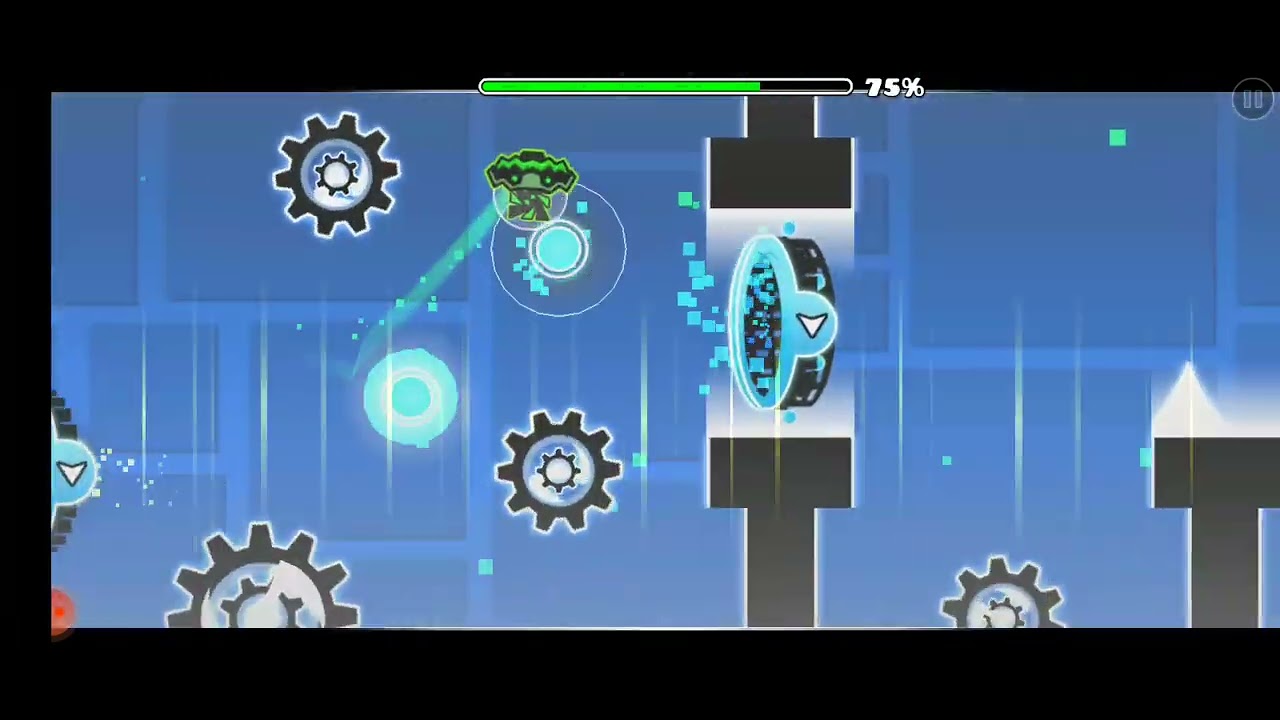 playing gd | geometry dash | - YouTube