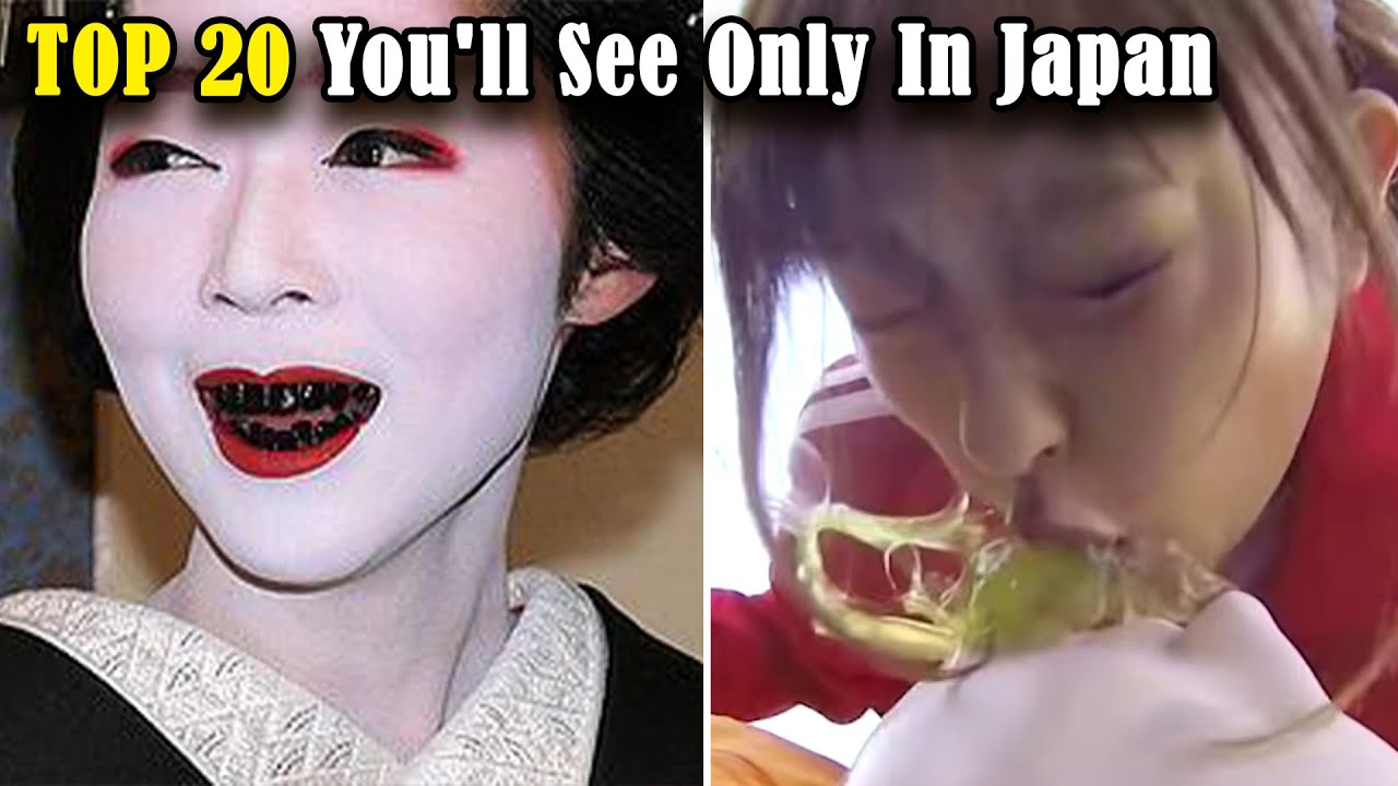 20 unusual things you'll see only in Japan! | TOP 20 Strange Things ...