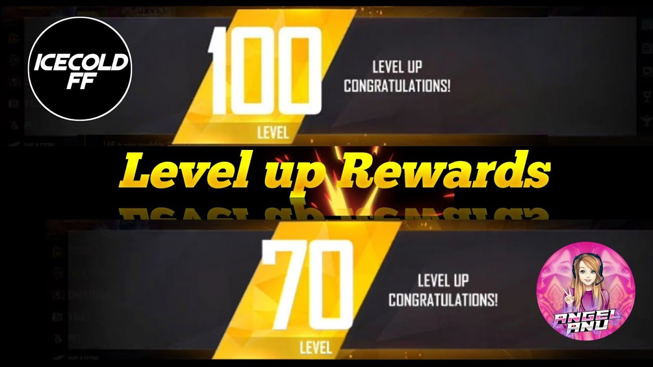 FREE FIRE LEVEL UP REWARD || LEVEL UP REWARD || FREE FIRE LEVEL UP ...