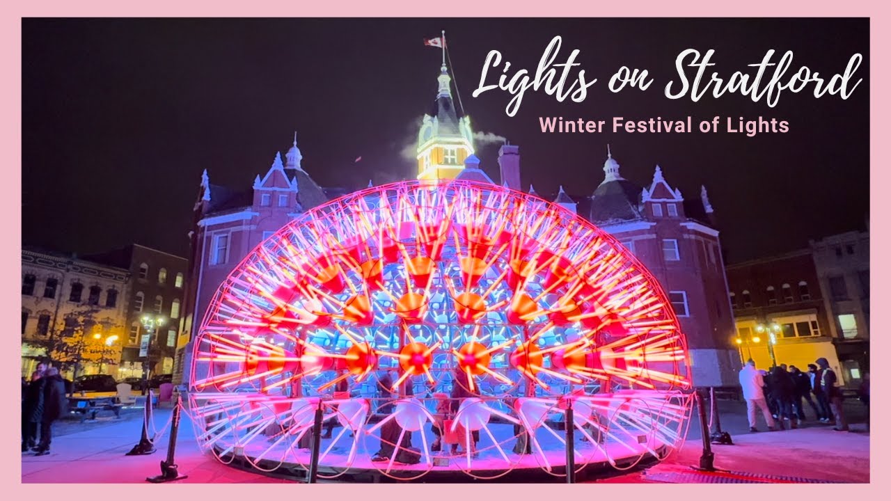 Lights on Stratford - Winter Festival of Lights 2024 - YouTube
