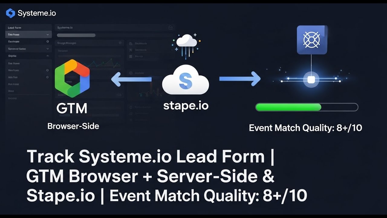 Systeme.io Lead Form Tracking | GTM Browser + Server-Side (Stape.io ...
