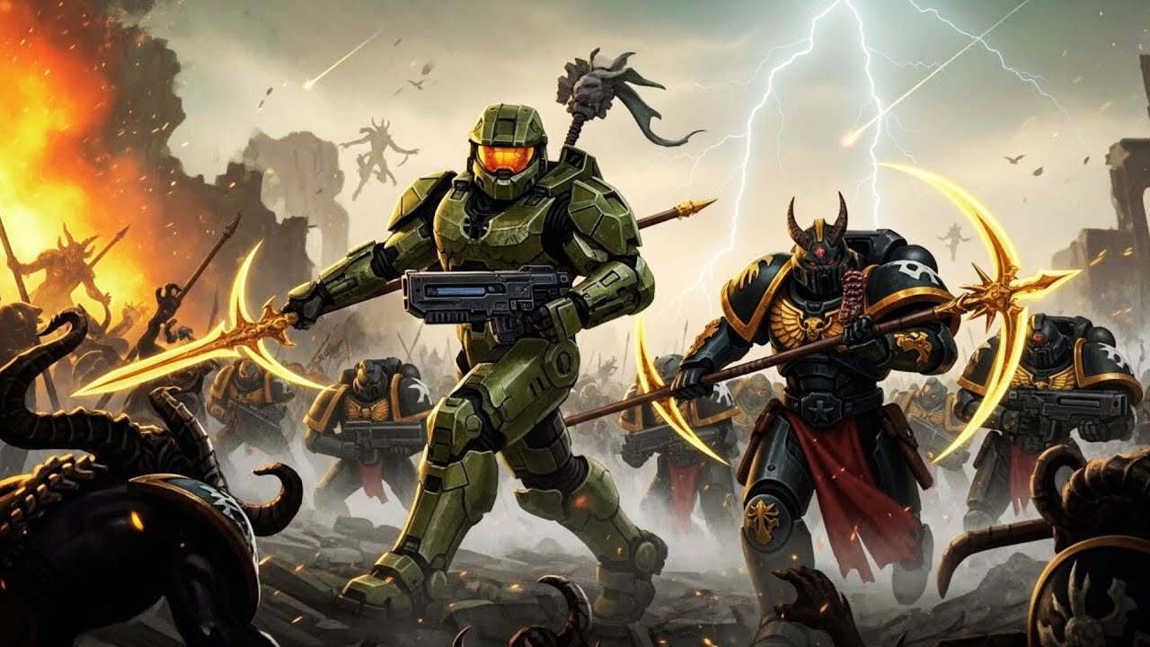 What If Master Chief Entered Warhammer 40K? - YouTube