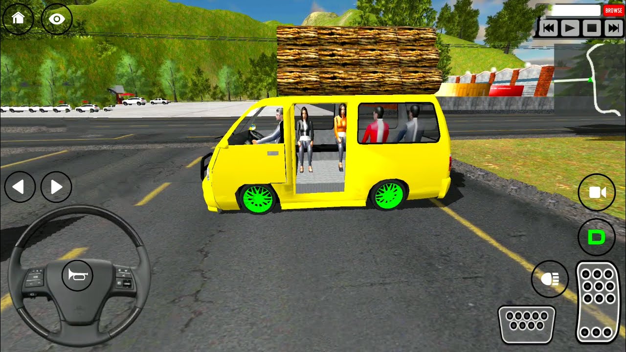 Indonesia Small Passenger Bus #7 - Mabar Angkot Simulator - Android ...