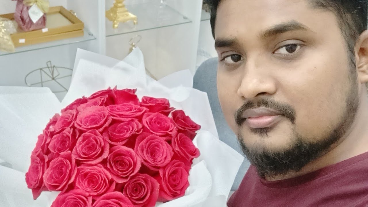 how to wrap 25 PCs of Red Roses 🌹 hand bouquet 💐/new flowers video ...