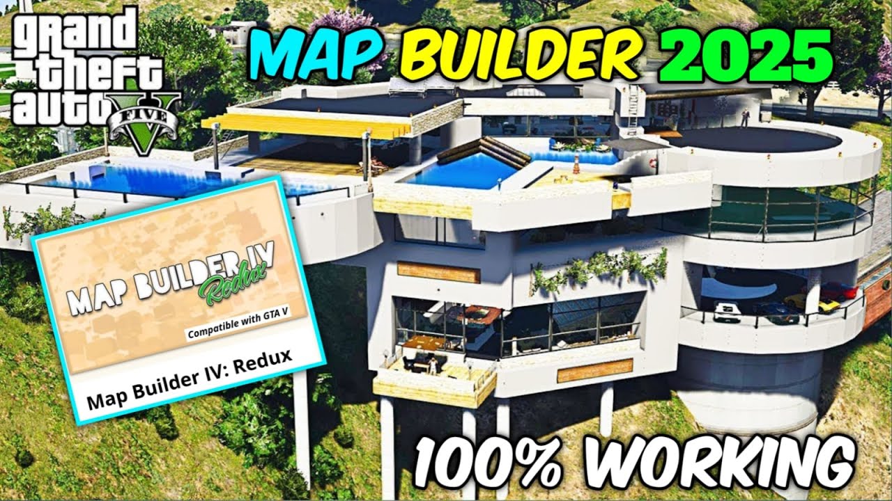 HOW TO INSTALL MAP BUILDER IN GTA 5 (LATEST VERSION 2025) | GTA 5 MODS ...