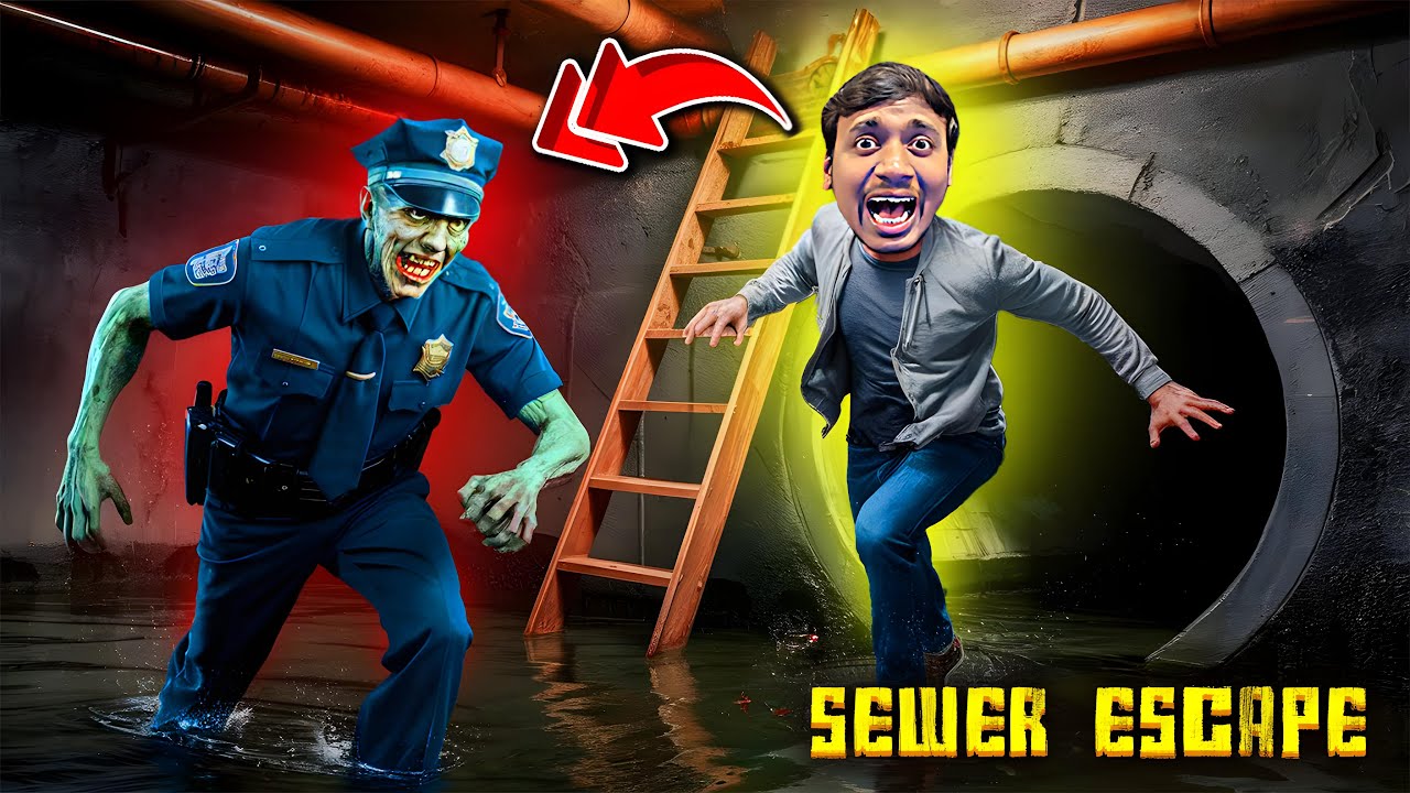 Sewer Escape | Evil Officer - YouTube