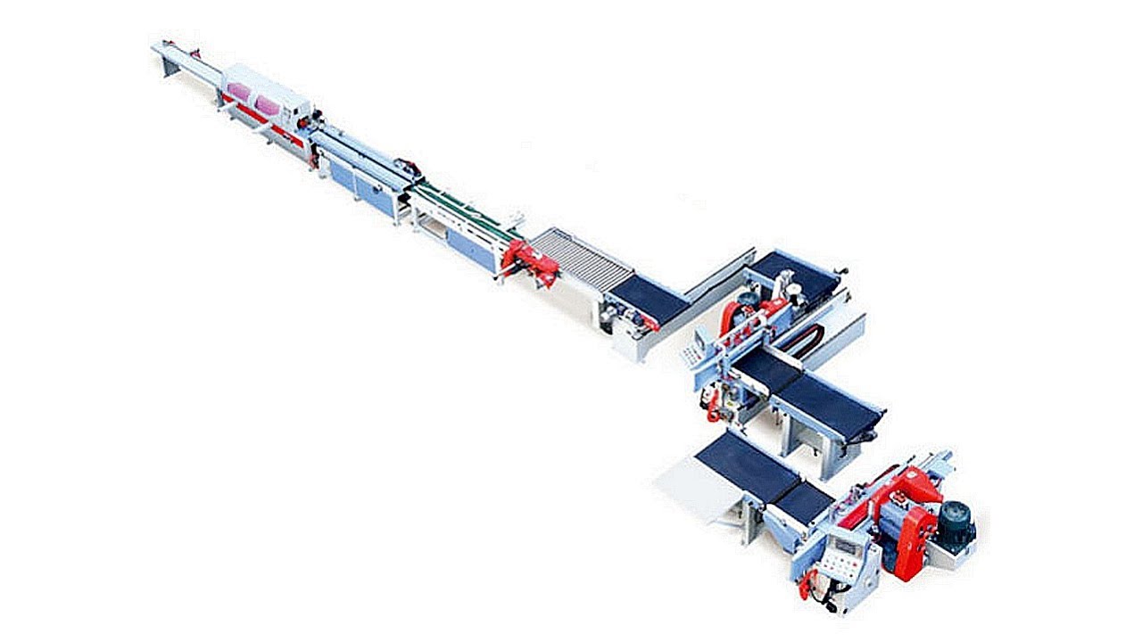 Wood Full Automatic Finger Joint Machine Line - HCS60001 - YouTube