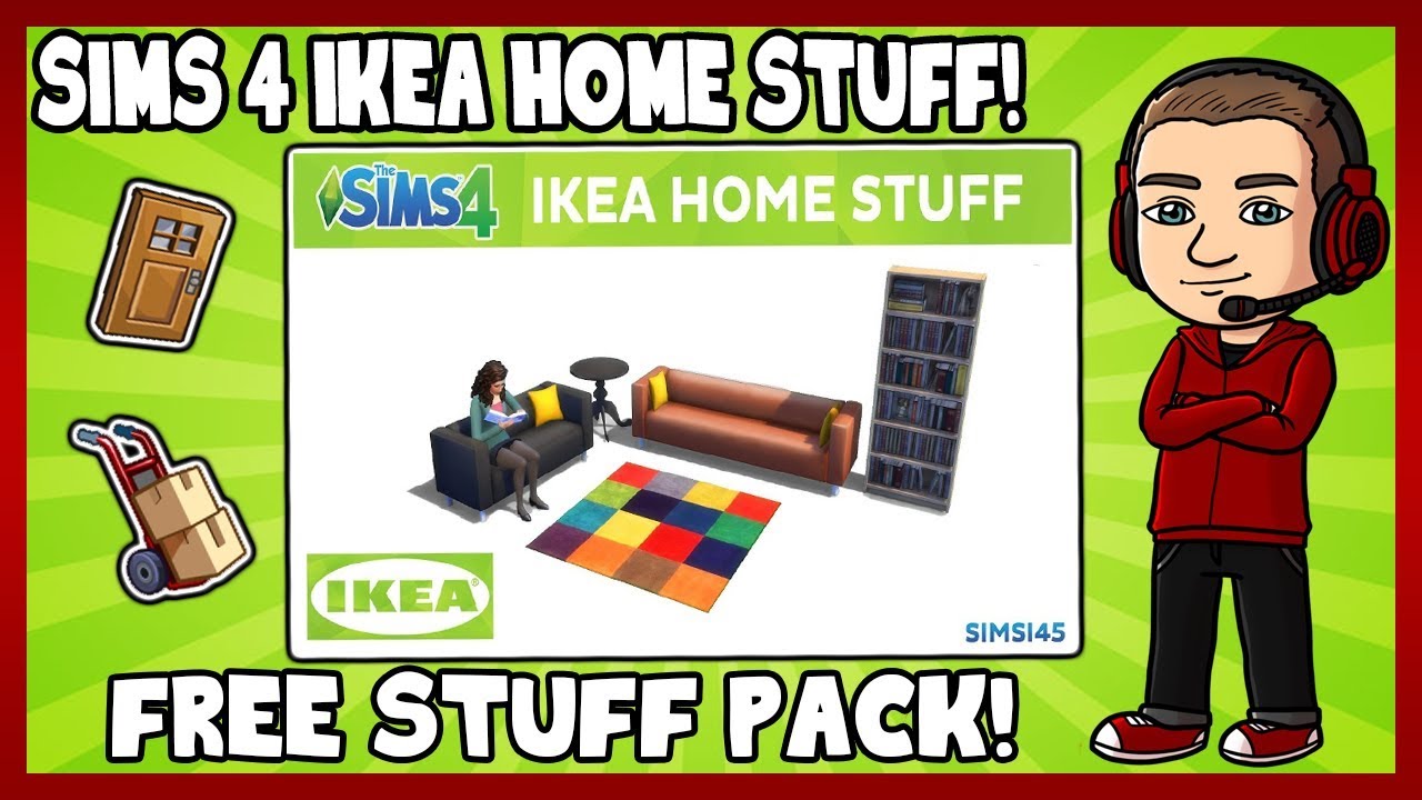 Sims 4 - "Ikea Home Stuff" FREE STUFF PACK! - YouTube