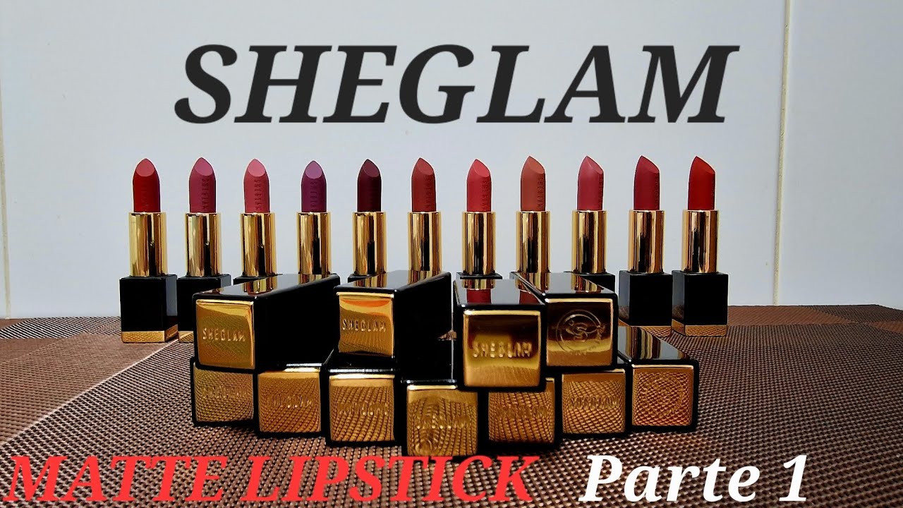 SHEIN: Labiales barra mate💄11 de 20 (Parte 1)#shein #sheglam - YouTube