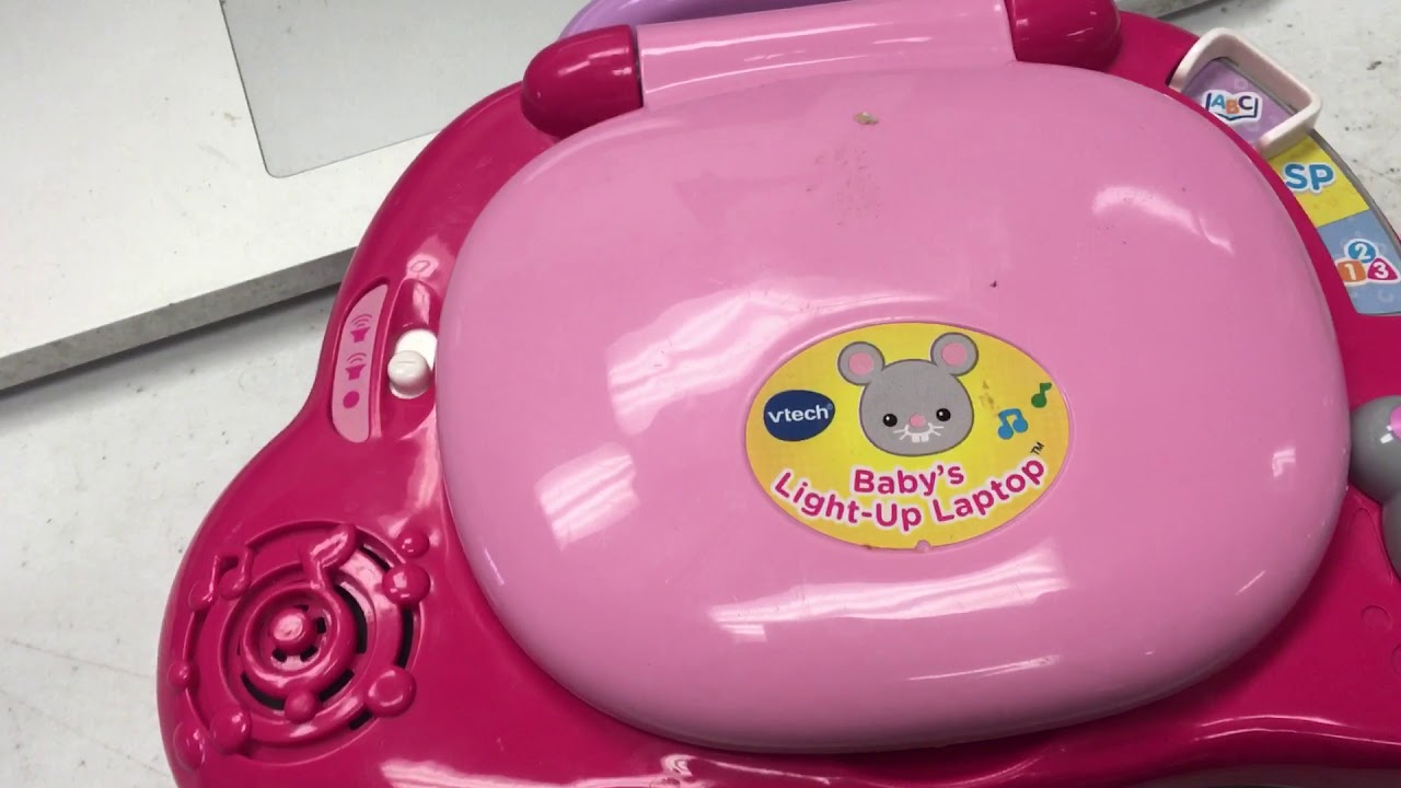 Vtech Baby’s First Light-Up Laptop - YouTube