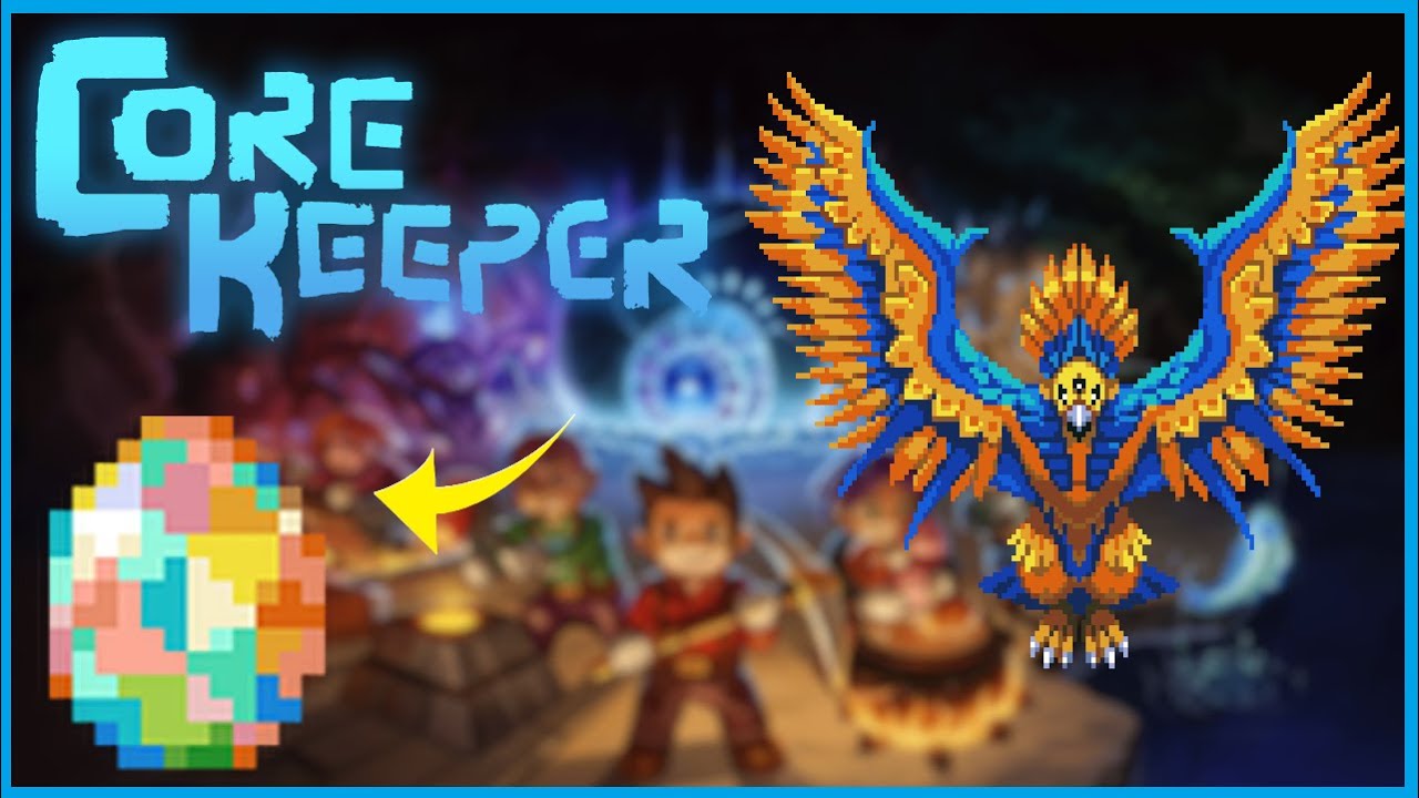 How To Get Azeos The Sky Titan Down From The Sky In Core Keeper! - YouTube