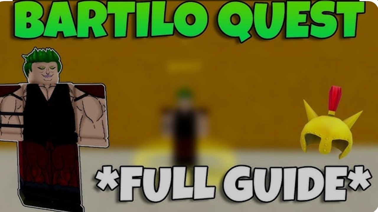 How To Complete *BARTILO* Quest (FULL GUIDE) -Blox Fruits - YouTube