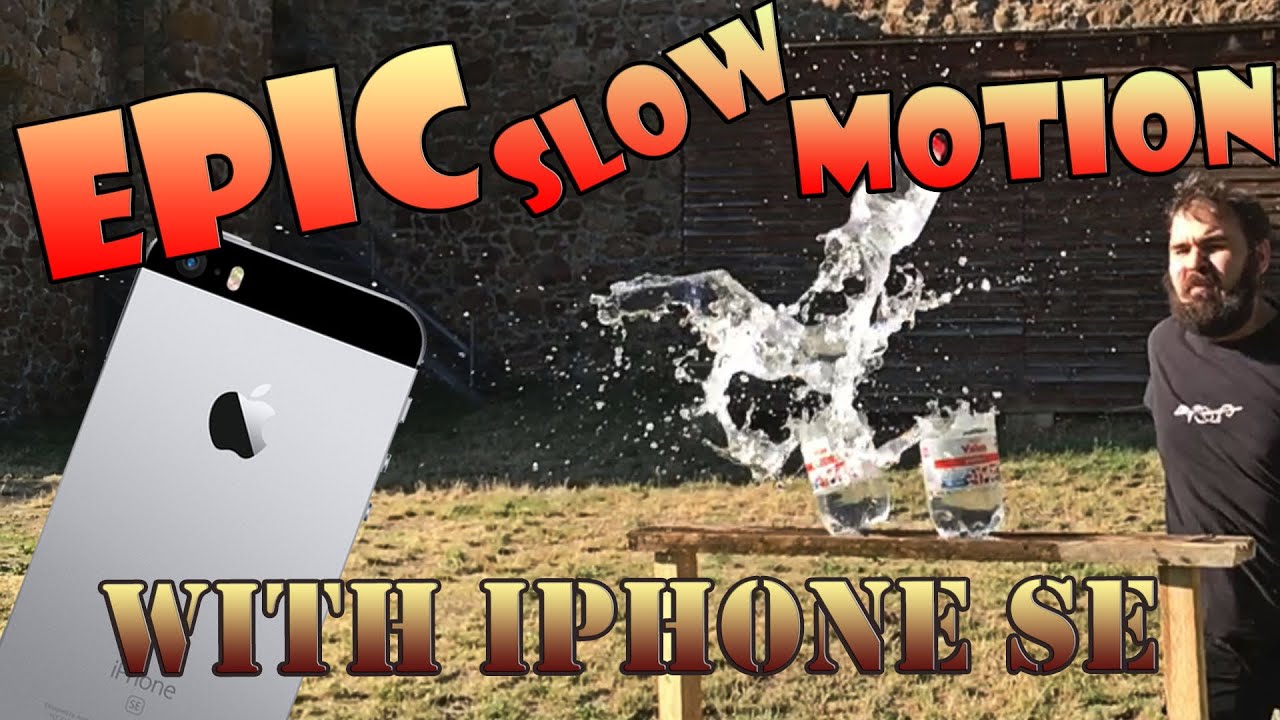 iPhone SE - EPIC Slow motion! [240fps] - YouTube
