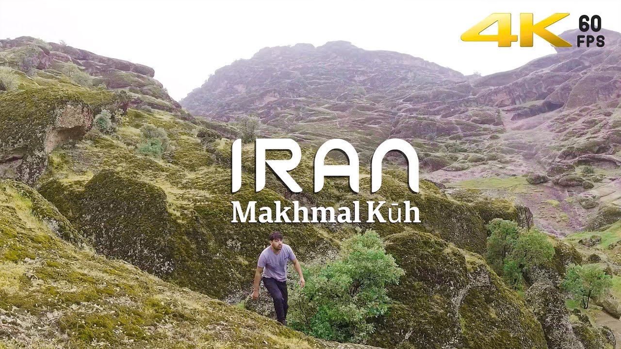 Hiking Through the Green Mossy Rocks of Makhmal Kouh, Lorestan , IRAN ...