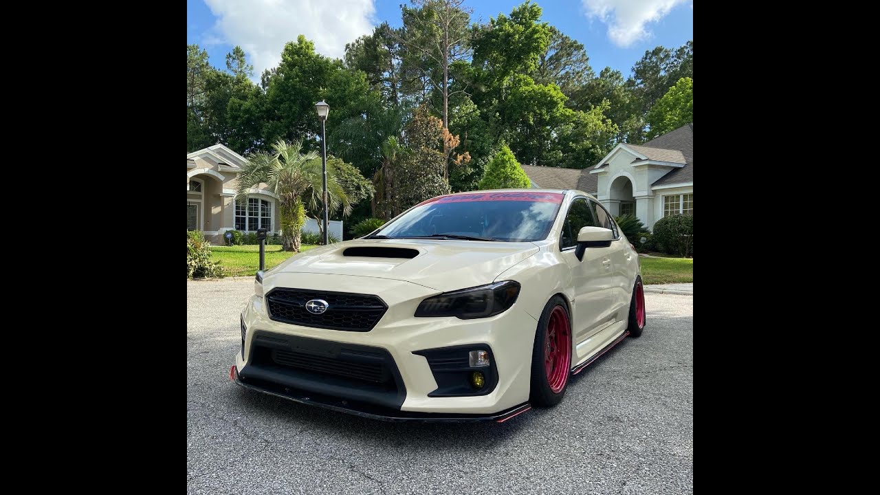2015+ WRX gets wrapped in 3M Gloss Ivory - YouTube