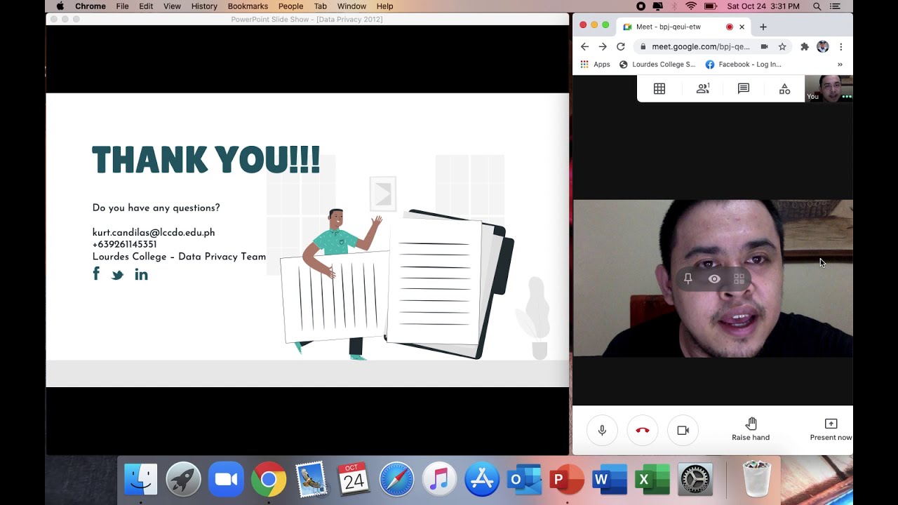 Using Google Meet, PPT Slides, and Seeing your Students - YouTube