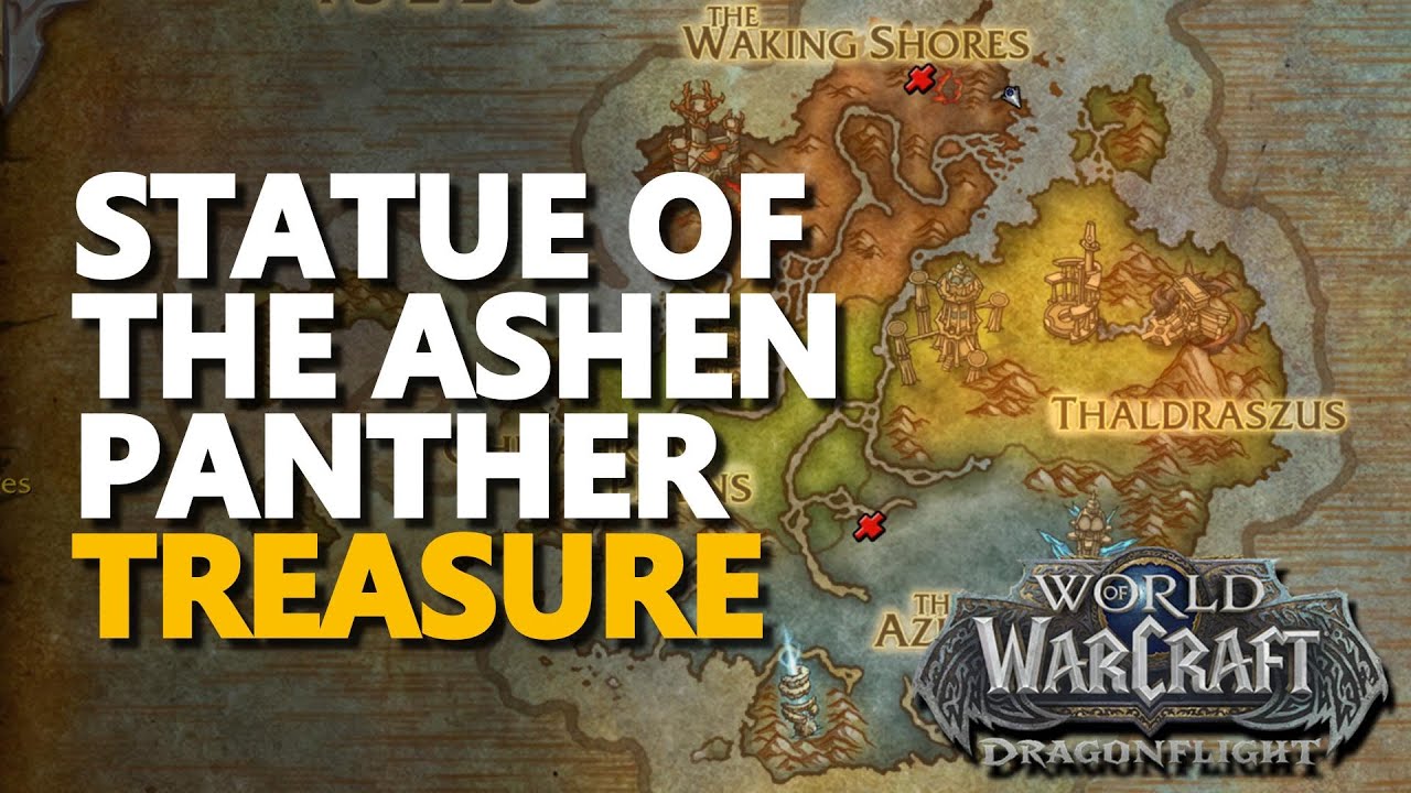 Statue of the Ashen Panther WoW Treasure - YouTube