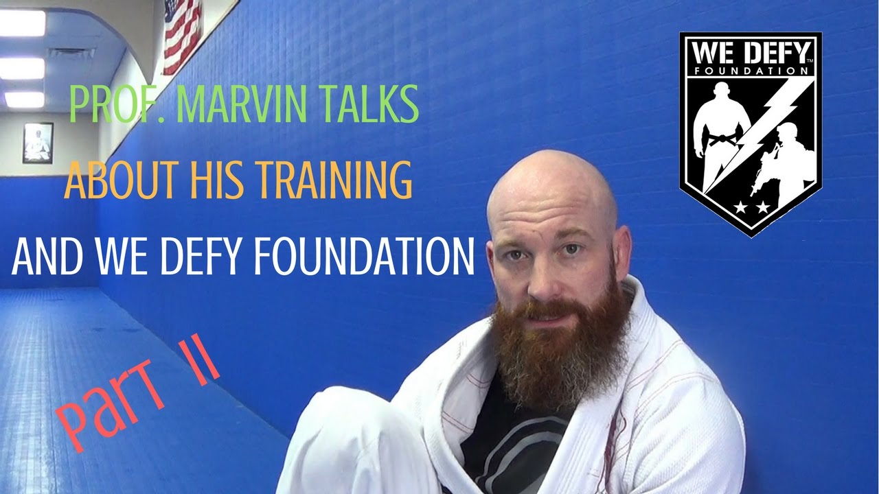 Prof. Brian Marvin talks about his training and We Defy Foundation Part ...