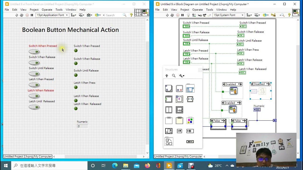 Lesson 013--Button 的Mechanical Action 介紹 - YouTube