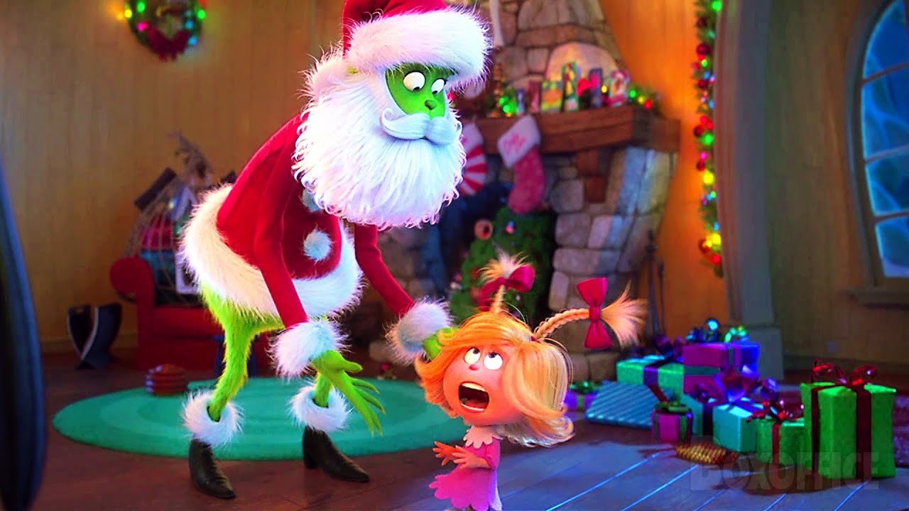 Una niña cree que el Grinch es Santa - YouTube