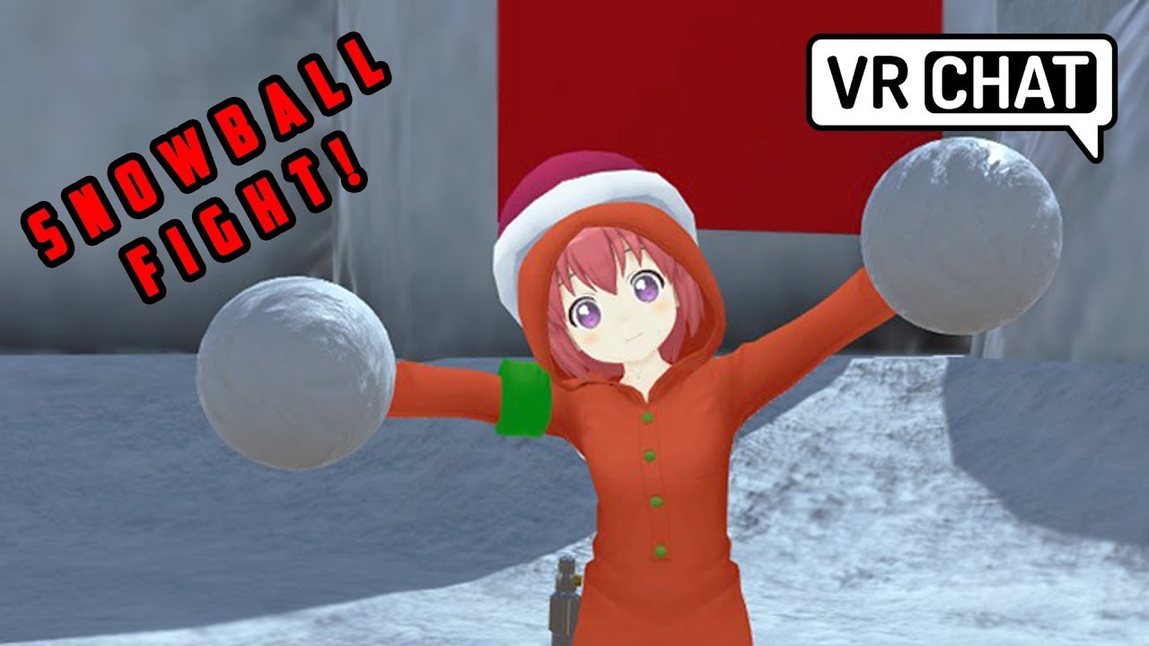 VRChat: Snowball Fight! (Virtual Reality) - YouTube